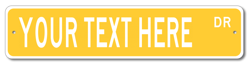 Custom Street Signs | Personalized Street Signs | Make Your Own Street ...